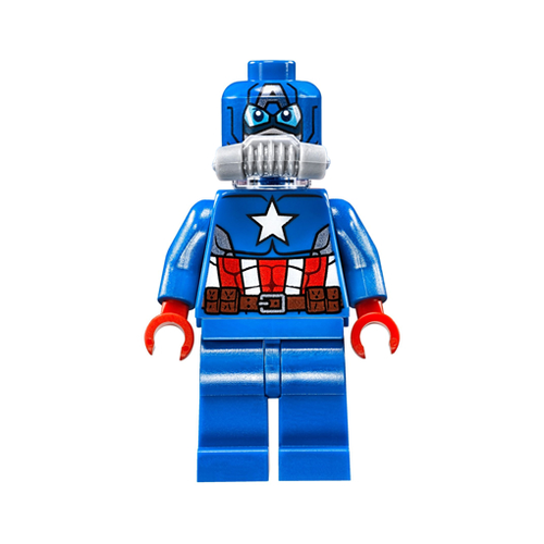 Lego Figure Captain America, Space Captain America (Without Jetpack ...