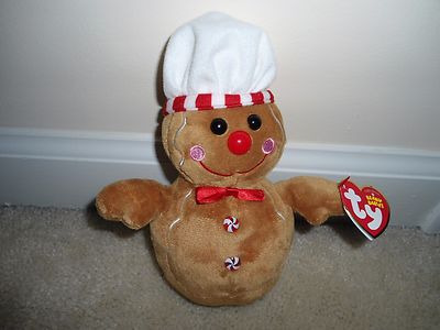 Ty,Goody, the Gingerbread Man Beanie Baby,2012 Release.WHIMSICAL/GREAT ...