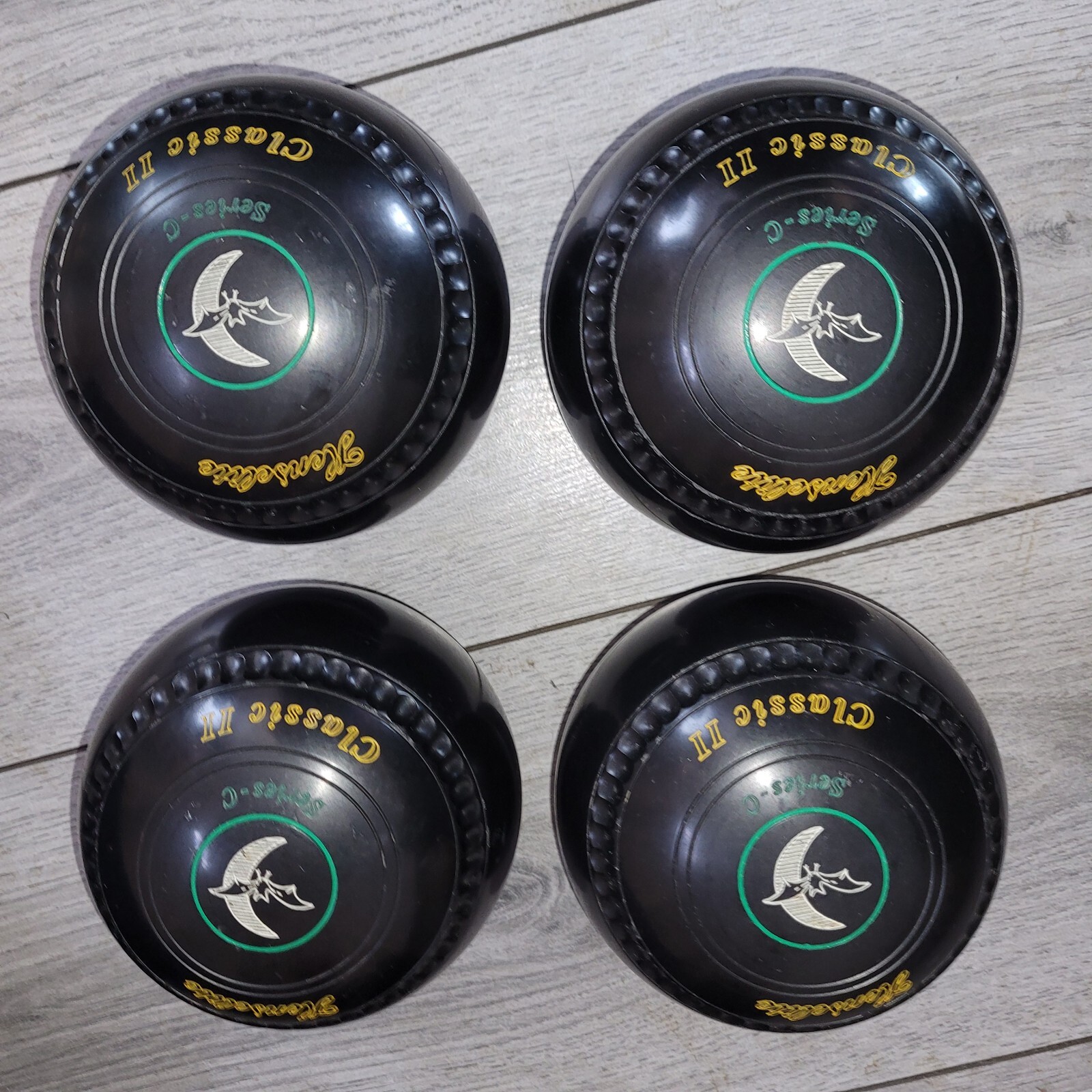 Henselite Classic Deluxe Size 5 Heavy Lawn Bowls - Set of 4 | eBay