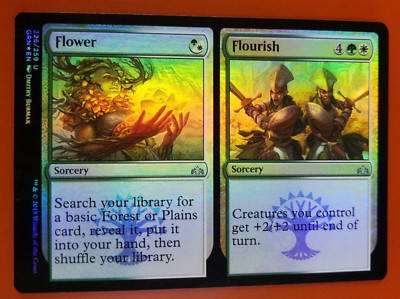 1x Flower // Flourish | FOIL | Guilds of Ravnica | MTG Magic Cards | eBay