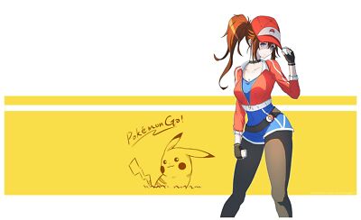 Pokemon anime girls pokmon go trainers long hair playmat gaming mat | eBay
