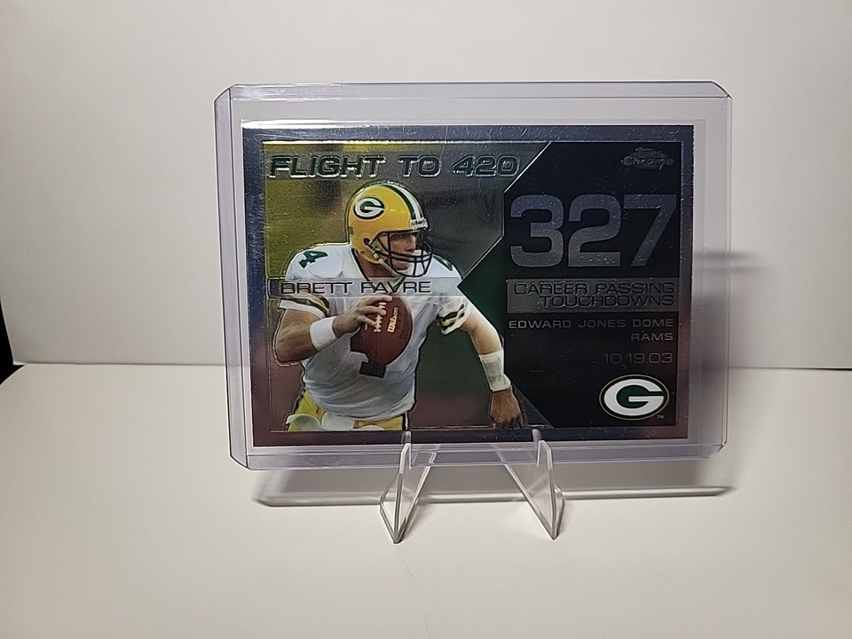Brett Favre #BFC-327 2007 Topps Chrome Brett Favre Collection Flight to ...