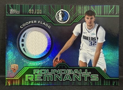 2025-26 Topps Basketball Mavericks RC Cooper Flagg Player Worn Patch ...