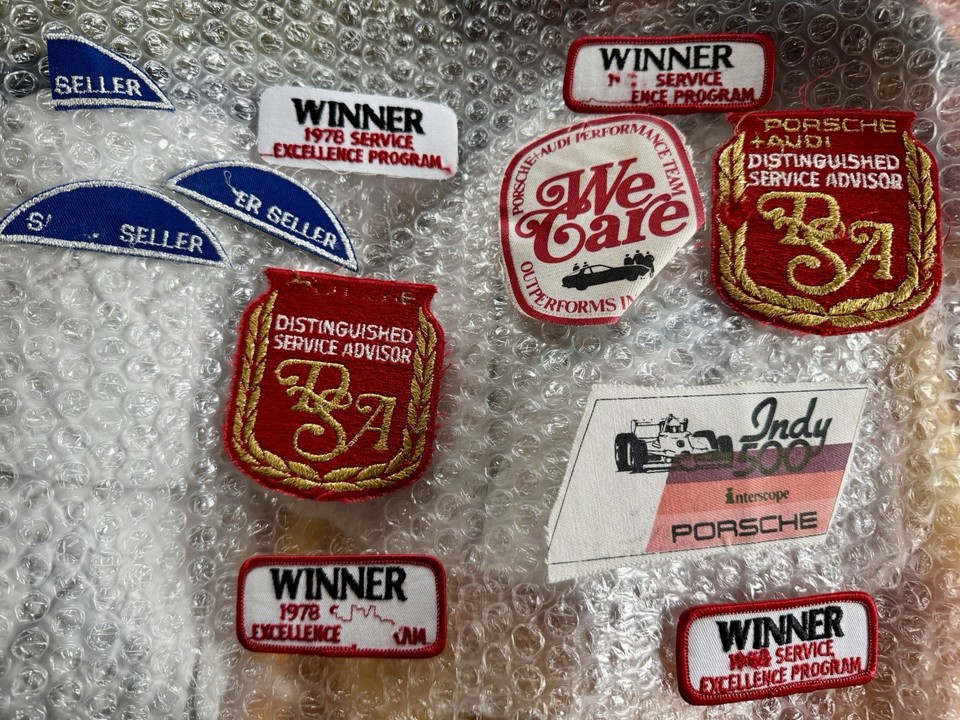Vintage PORSCHE Racing patches - 70’s - Original Indy 500 | eBay