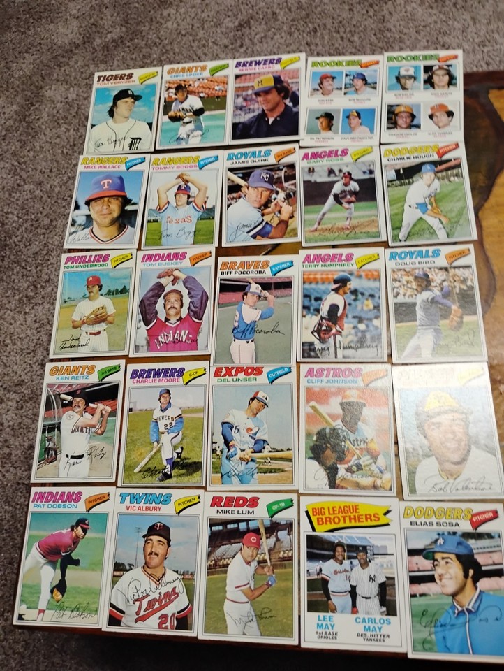Lot Of 50 Topps 1977 Baseball Cards | eBay