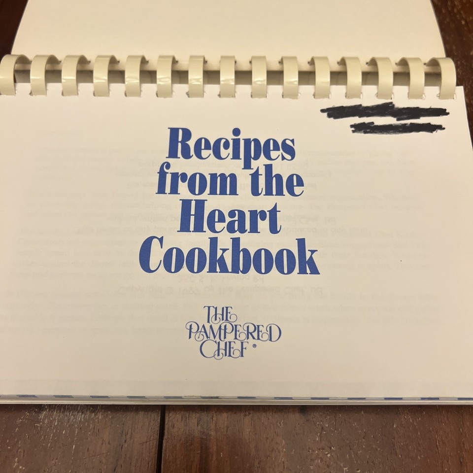 Recipes from the Heart Cookbook The Pampered Chef | eBay