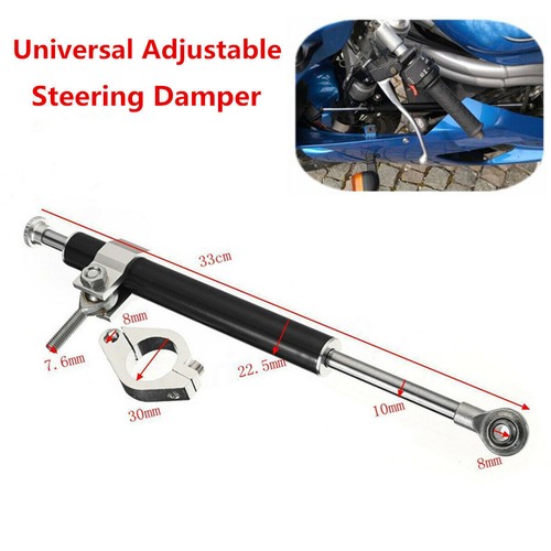 330mm Adjustable Motorcycle Universal Aluminum Steering Damper ...