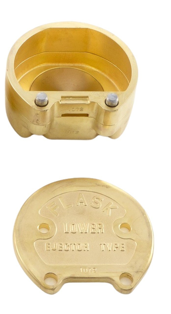 DENTAL LAB PRESS COMPRESS LOWER FLASK EJECTOR TYPE FORGED BRASS DENTAL ...