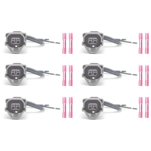 6 Pack Fuel Injector Connectors Wiring Harness Fit for Kia Nissan ...