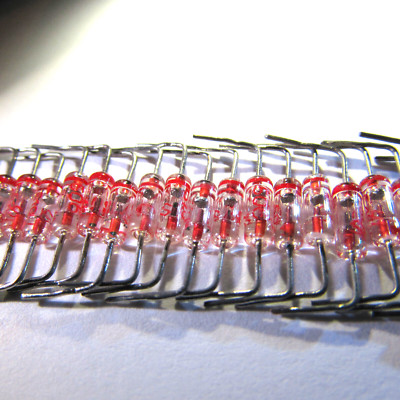 Germanium GOLD BONDED Diode Similar 1N34 ITT BKC SERIALIZED Formed DO-7 ...