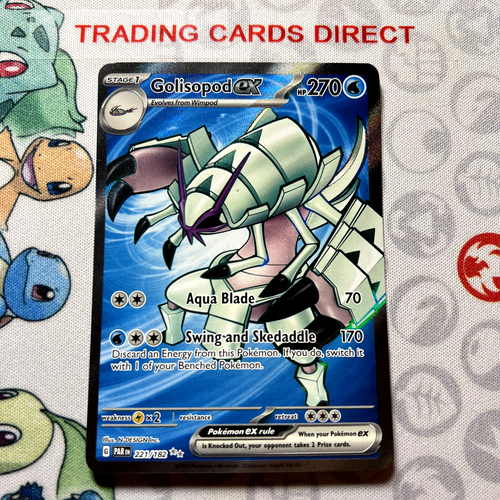 Golisopod EX 221/182 Holo Ultra Rare S & V Paradox Rift Pokemon Card | eBay