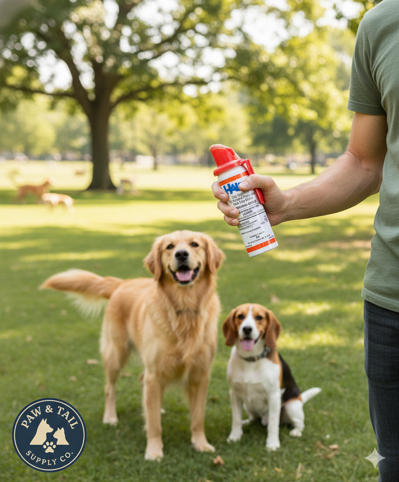 Halt II Dog Repellent Spray 1.5 oz Extra Strong Capsaicin Dog Deterrent ...