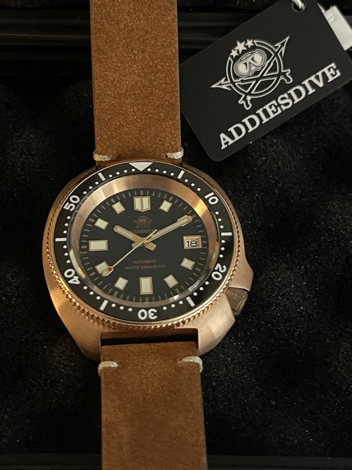 Addiesdive AD2104 Bronze Automatic Watch | eBay