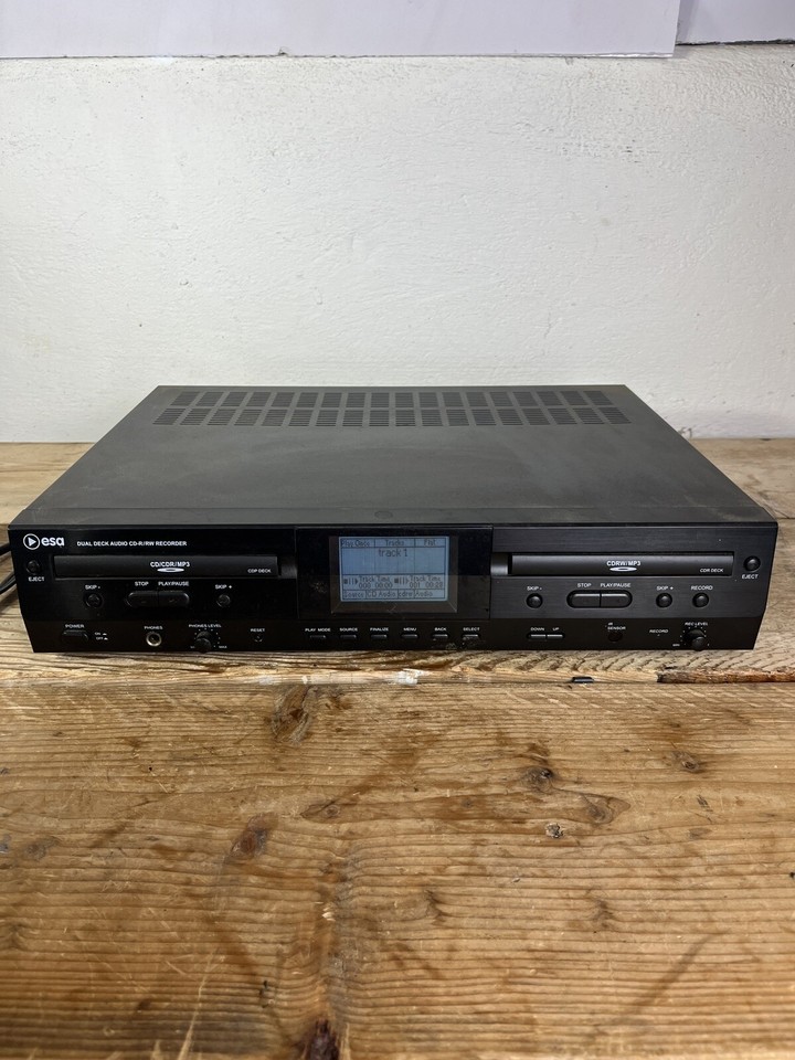 ESA CDR16XDUAL IDE CD Burner Dual Tray 16X CD-RW Audio Recording Unit ...