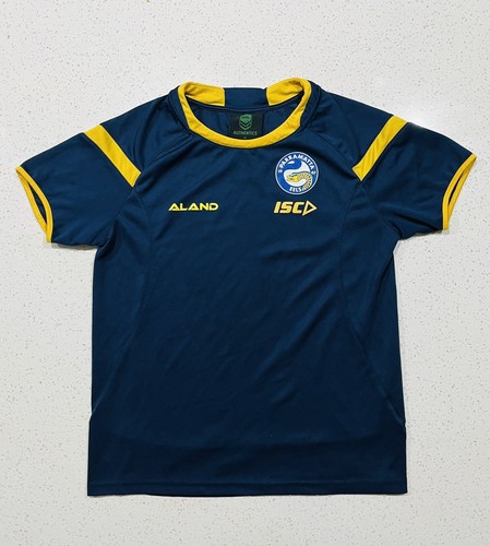 Parramatta Eels NRL Rugby League Kids Replica ISC Training T-Shirt Size ...