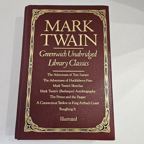 Mark Twain Greenwich Unabridged Library Classics 1982 Leather HC ...