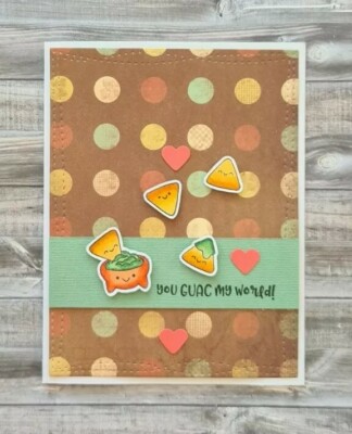 Handmade Love Anniversary Happy Valentines Card You Guac My World Funny ...