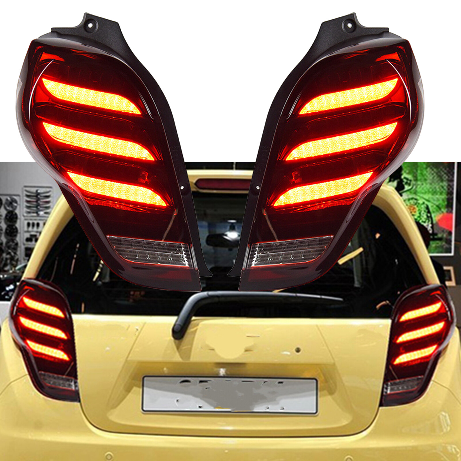 2011-2014 Chevrolet Spark 2Pcs LED Tail Lights Assembly Fit For ...