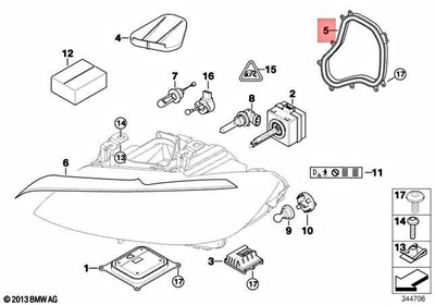 Genuine LAMP COVER LOW BEAM BMW M3 E90 E92 E93 316i 318i 320d 320i ...
