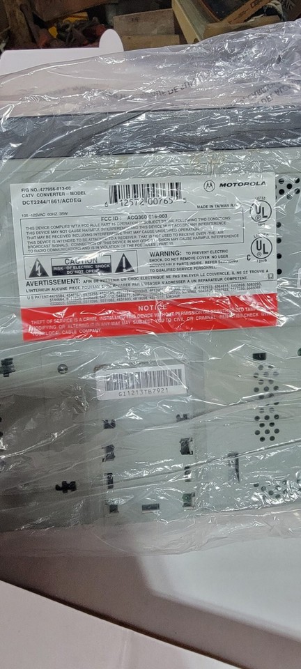 Comcast Xfinity Digital Set Top Box NIB Motorolla CATV Converter | eBay