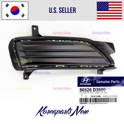 FRONT Bumper Fog Lamp Cap Cover Right PASSENGER ⭐OEM⭐ Hyundai Tucson ...