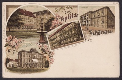 Teplitz Teplice Ak Litho Bohemia Cechy Kaiserbad Czech Postcard | eBay