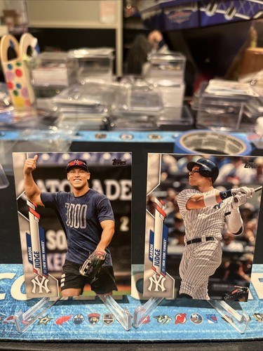 2020 Topps Series 1 Aaron Judge SP Image Variation #7 Plus Base Oddball ...
