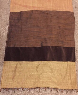 Wellesley Manor Table Runner Harvest Collection Autumn colors w/beaded ...