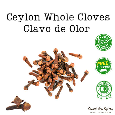 Ceylon Whole Cloves - Organic - Clavo de Olor - Sri Lanka -Sun Dried | eBay