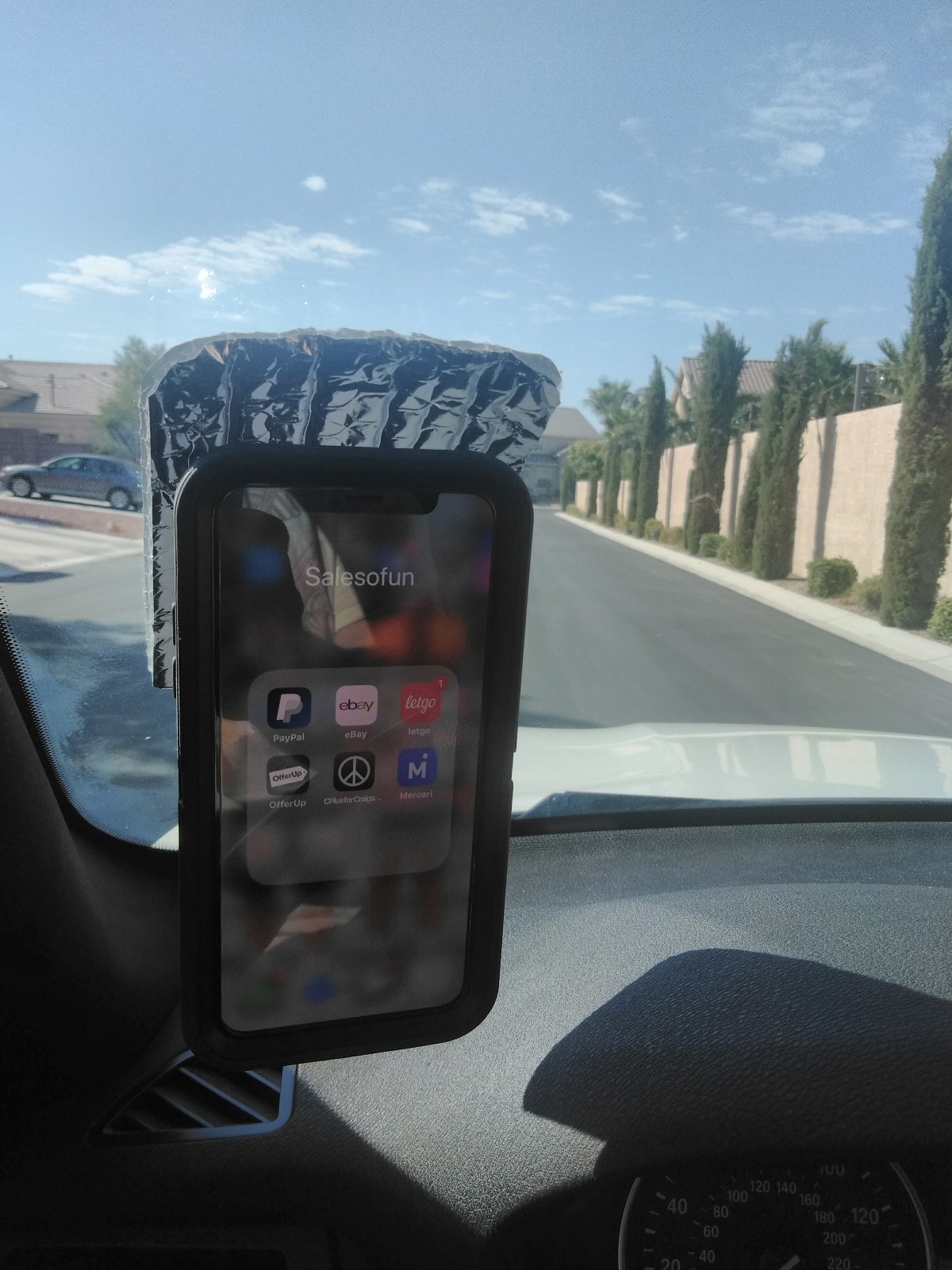Mobile Cell Phone Car Windshield Sun shade Radiant Heat shield | eBay