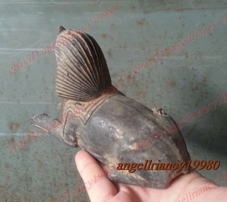 Old Vintage Shang dynasty bronze Egypt Pyramids Sphinx Statue peace ...