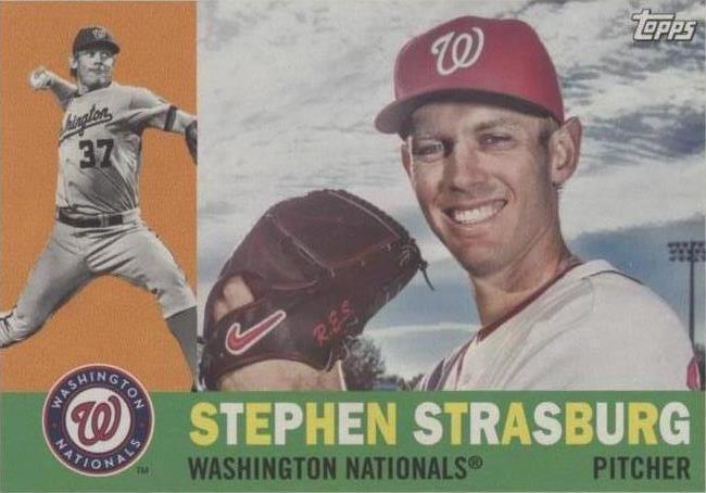 2017 Topps Archives - 1960 Stephen Strasburg #65 for sale online | eBay