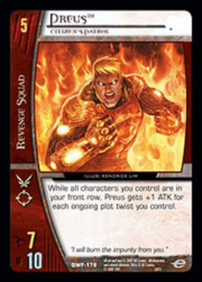 VS System: Preus, Citizen's Patrol - Foil [Played] DC Worlds Finest TCG ...