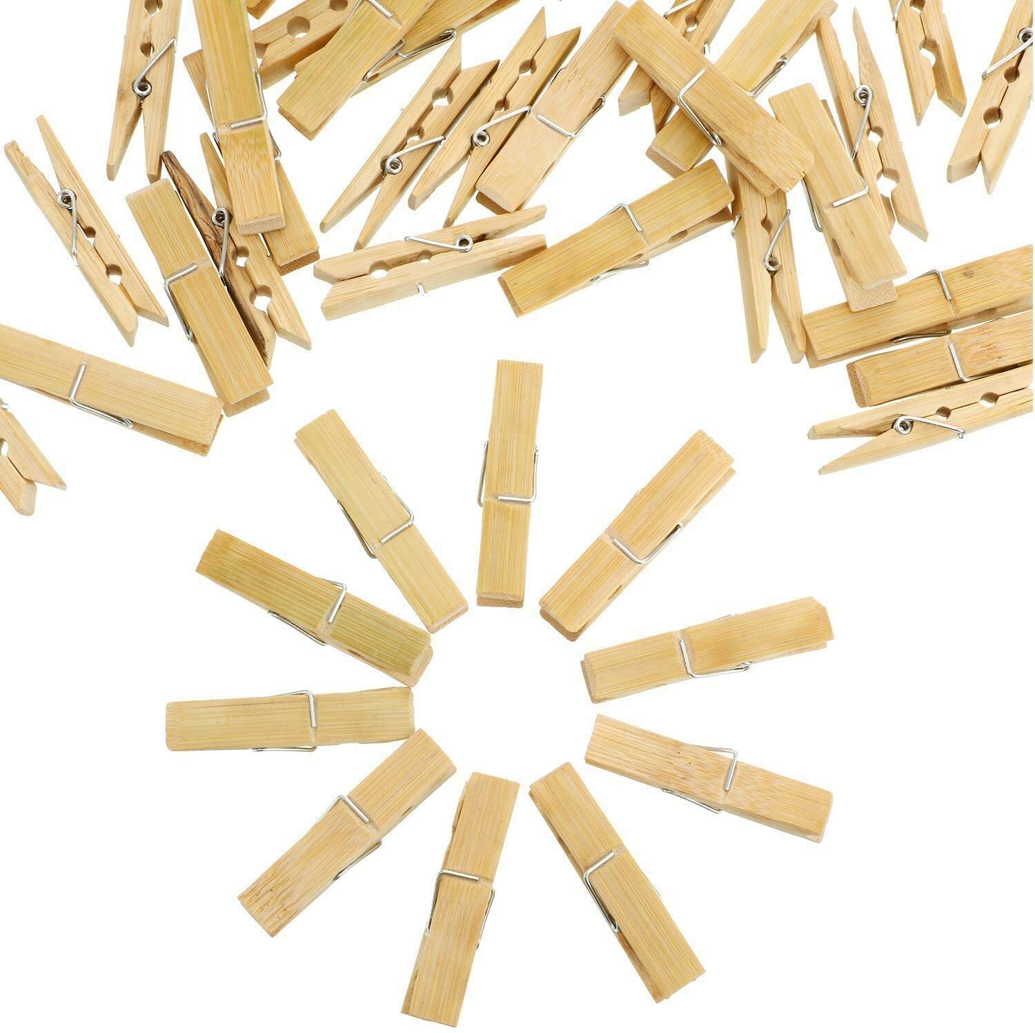 30 x Wooden Pegs Clips Washing Clothes Line Airer Dryer Strong ...