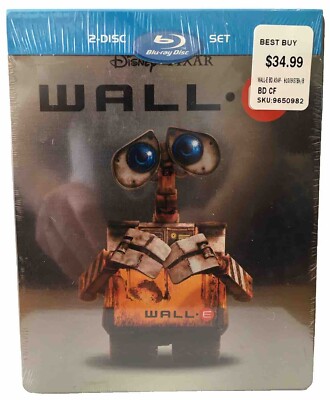 WALL-E Blu-ray Steelbook 2-Disc Set Disney Pixar Watermark Rare Brand ...