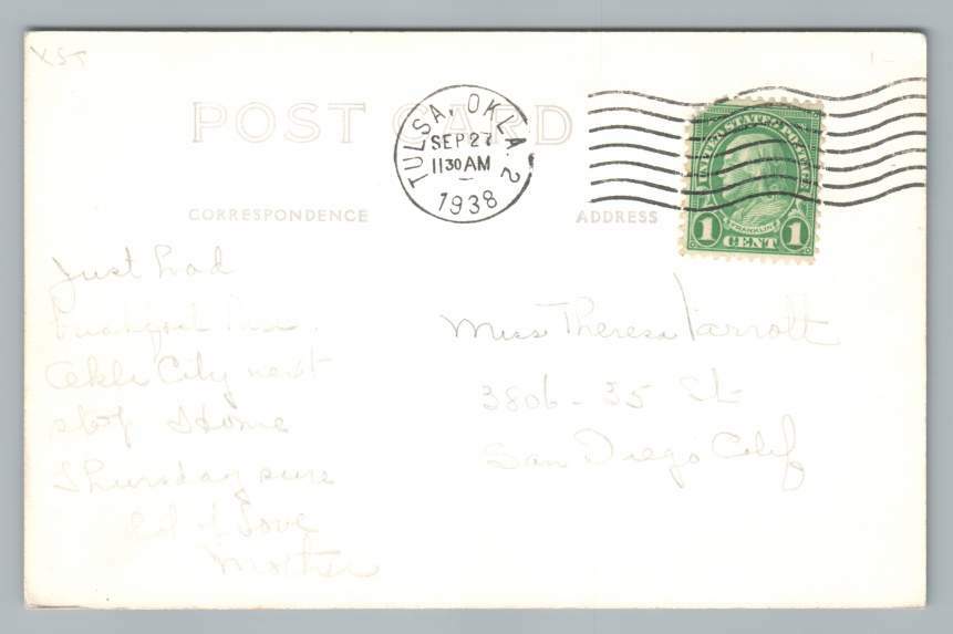 Spavinaw Dam & Lake TULSA Oklahoma RPPC Rare Vintage Photo Postcard ...