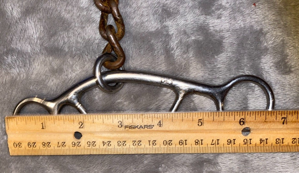REINSMAN #331 GAG ACTION ROSIE LARGE CHAIN LOW LEVERAGE WESTERN BIT | eBay