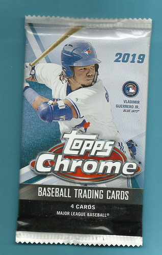 2019 Topps Chrome 4 Card Pack! Sealed. | eBay