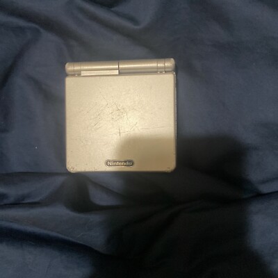 Nintendo Game Boy Advance SP Handheld System - Silver (Charger Included ...