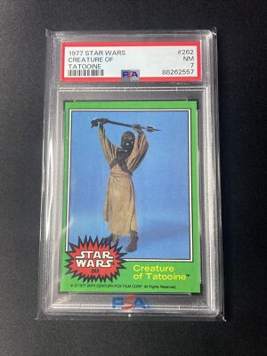 1977 STAR WARS #262 TUSKEN RAIDER CREATURE OF TATOOINE PSA 7 | eBay