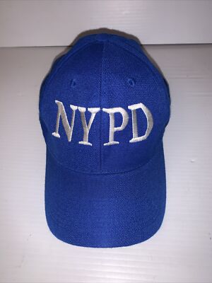 Official NYPD Police Cap, Navy Blue Hat Adjustable | eBay