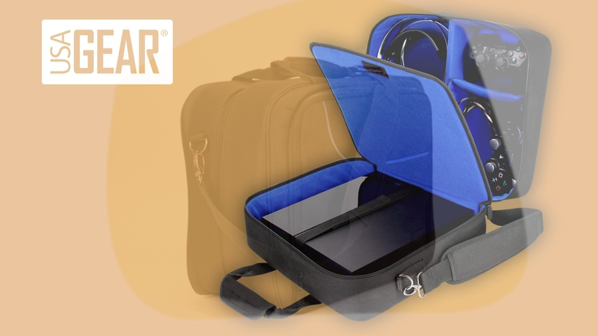 USA GEAR Console Carrying Case - PS4 Case Compatible with PS4 Slim and ...