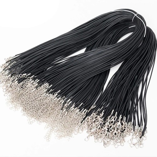 100pcs Necklaces String Metal Lobster Clasps 1.5/2mm Cord DIY Jewelry ...