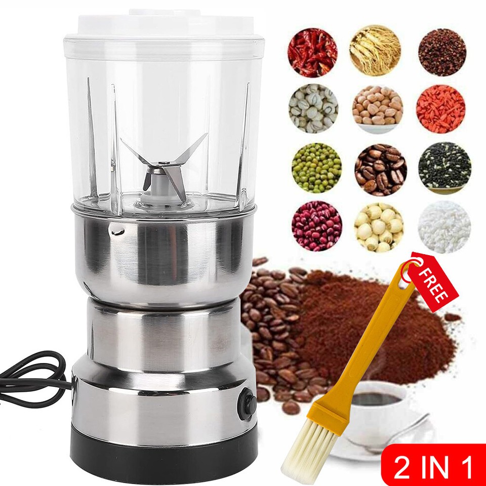 300W Electric Coffee Grinder Grinding Milling Bean Nut Spice Matte ...