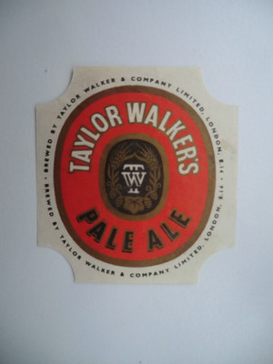 TAYLOR WALKER LONDON PALE ALE BREWERY BEER BOTTLE LABEL | eBay UK