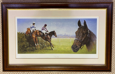 Framed Print of 1992 Grand National Winner Party Politics *COLLECTION ...