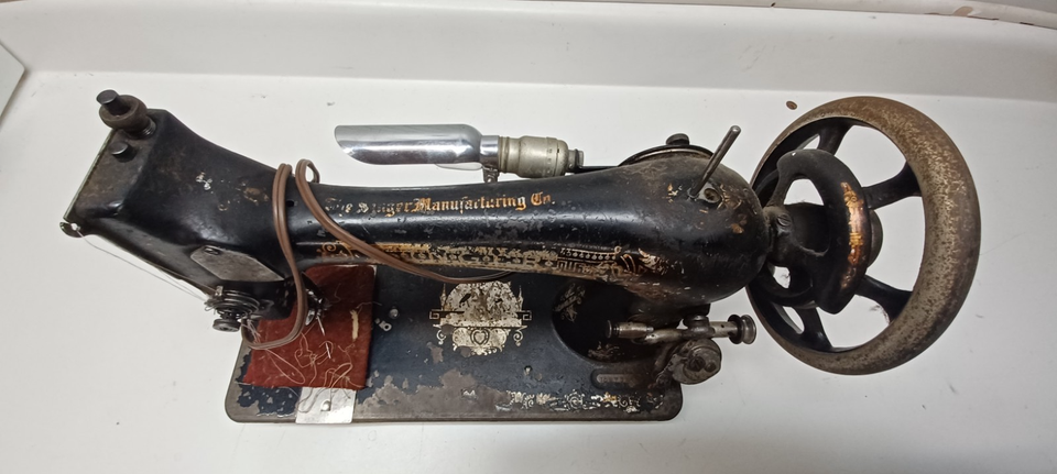 Antique 1896 SINGER Model 27 TREADLE SEWING MACHINE HEAD | eBay