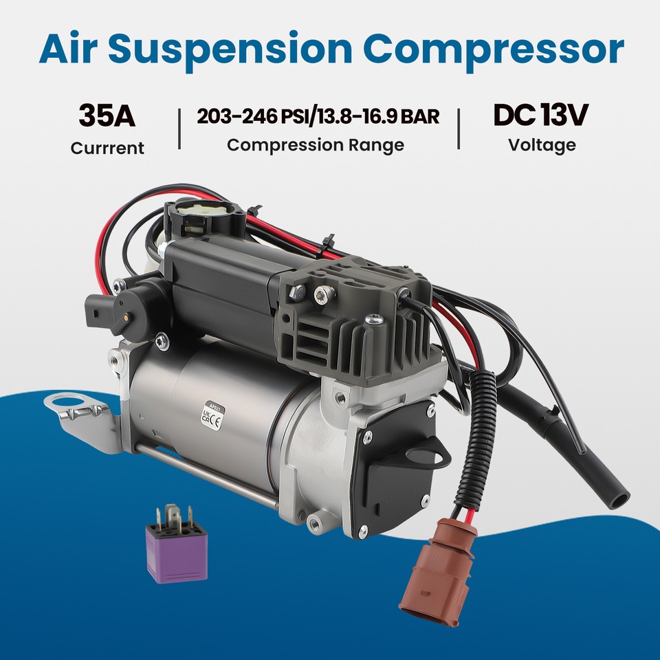 Air Suspension Compressor Air Pump For Audi A6 Allroad Quattro C6/4F ...