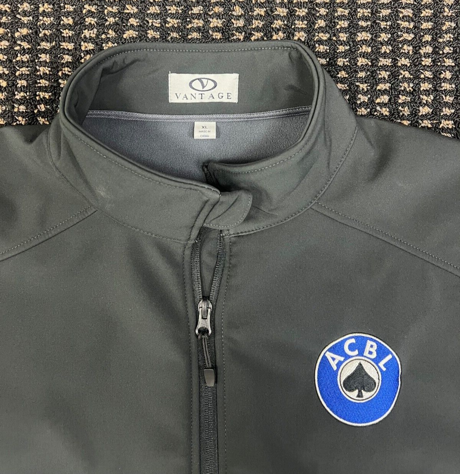 ACBL Prototype New Without Tags Black Vest w/embroidered ACBL logo Men ...