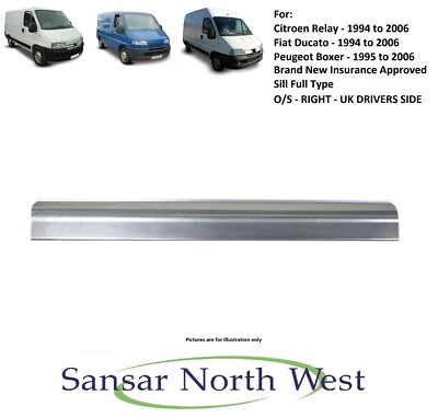 Fiat Ducato Drivers Sill Side Panel Type SWB With Side Load Door O/S ...